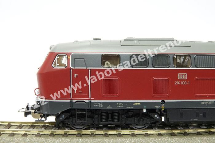 Piko - 52415 Locomotiva diesel DB Br 216, livrea bourdeaux, logo ...