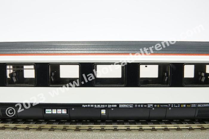 Roco - 74634 Carrozza passeggeri a salone SBB tipo EC di 1° cl., nuova ...