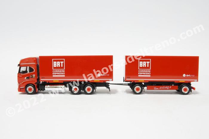 Herpa - PI950381 Camion Iveco S-Way con rimorchio con casse mobili 'BRT ...