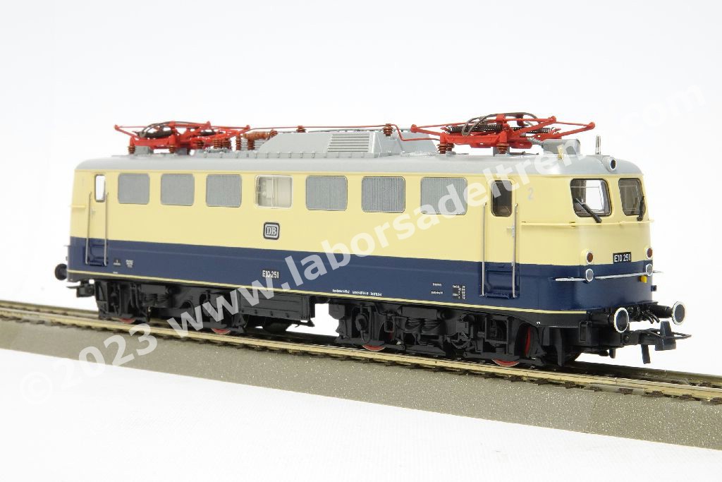Roco - 73621 Locomotiva elettrica DB E10 251, livrea blu/crema, logo biscotto, epoca III
